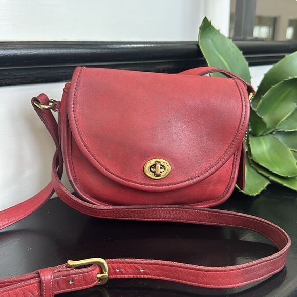 Coach | Bags | Coachvintage Genuine Leather Mini Crossbody Shoulder ...
